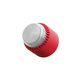 Cooper Fulleon Conventional Flashni, Red Base, Clear Lens, Shallow Base