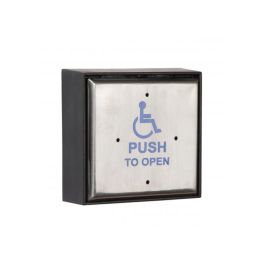 RGL Large Stainless Square Push to Open DDA Button