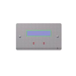 C-TEC Quantec Display, Stainless Steel, no Controls - Firesense | Fire Detection Equipment