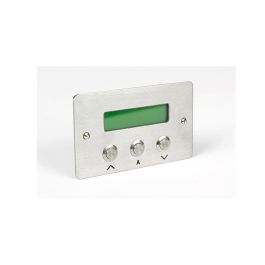 C-TEC Quantec Display, Stainless Steel, with Controls - Firesense | Fire Detection Equipment