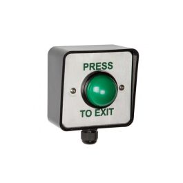 RGL Weatherproof Green Dome Exit Button