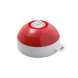 Apollo Addressable Cat C Loop Powered VAD, White Flash, Red Body