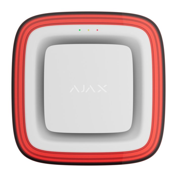 Ajax EN54 FireProtect (Sounder VAD) Jeweller, White Body, Red Flash